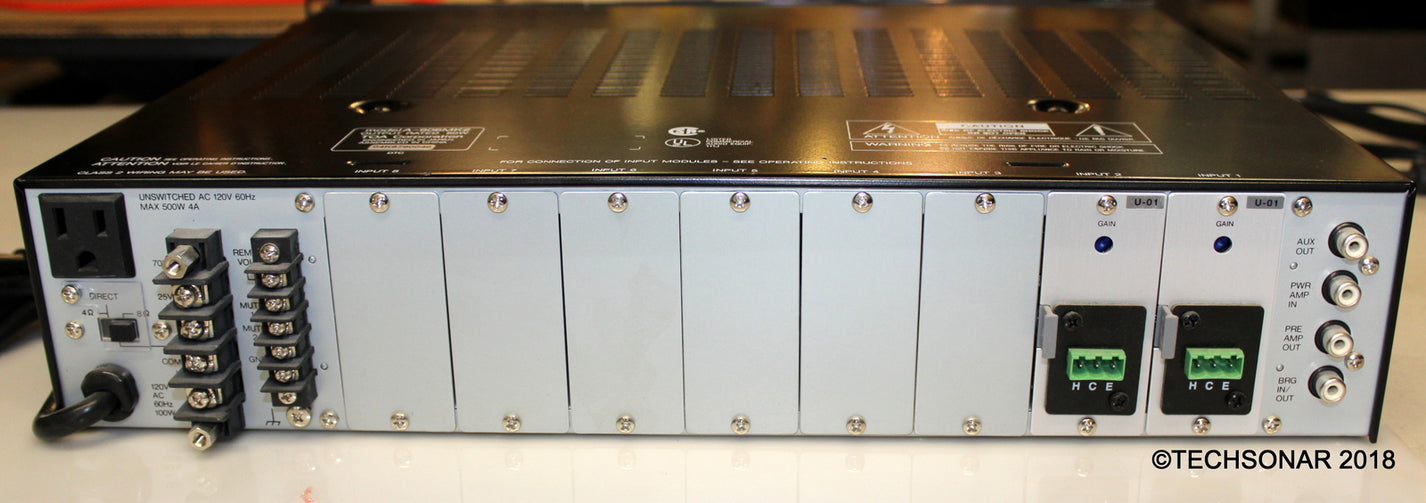 TOA Series ii Model A-906MK2 8-Channel Mixer Power Amp, 60w (labelled ...